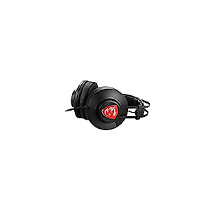 MSI H991 Wired PC Gaming Headset, Built-in Microphone, Noise Cancellation, in-Line Control, Ergonimic Design, Adjustable Headband, Notebook/PC/Mobile
