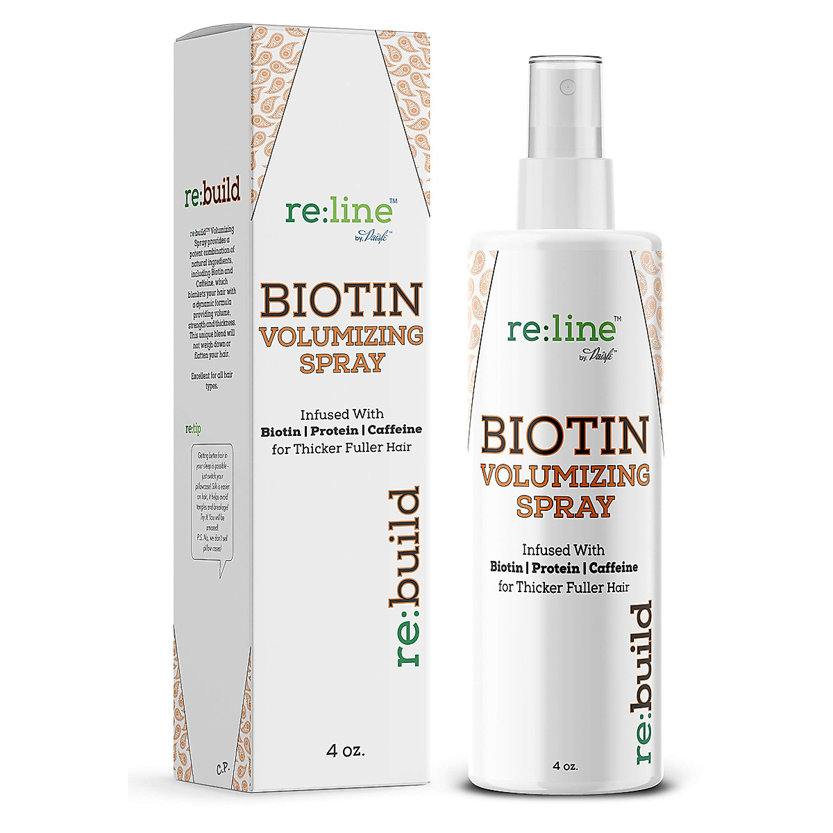 Biotin Volumizing Spray - Natural Hair Thickening and Growth Product for Fine Hair Texture - Volumizer for Men and Women