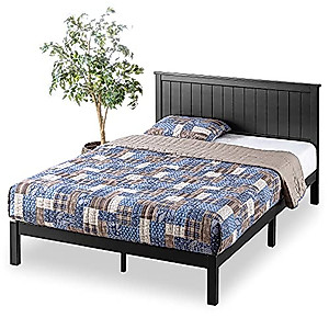 ZINUS Santiago Wood Platform Bed Frame / Wood Slat Support / No Box Spring Needed / Easy Assembly, Queen