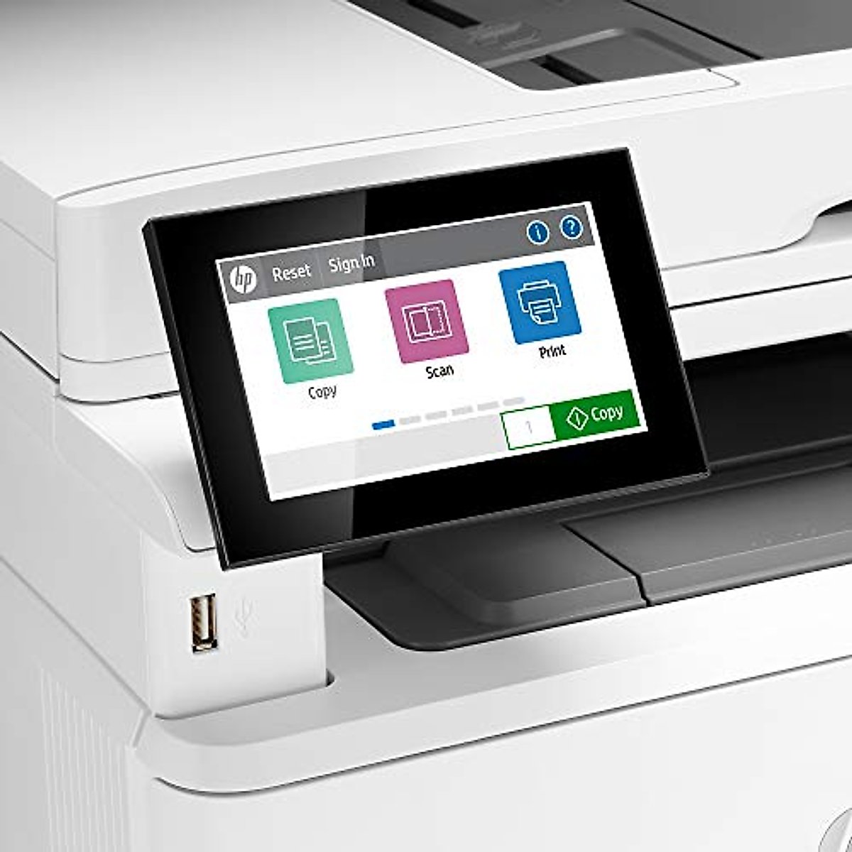 HP LaserJet Enterprise MFP M430f Monochrome All-in-One Printer with built-in Ethernet & 2-sided printing (3PZ55A)