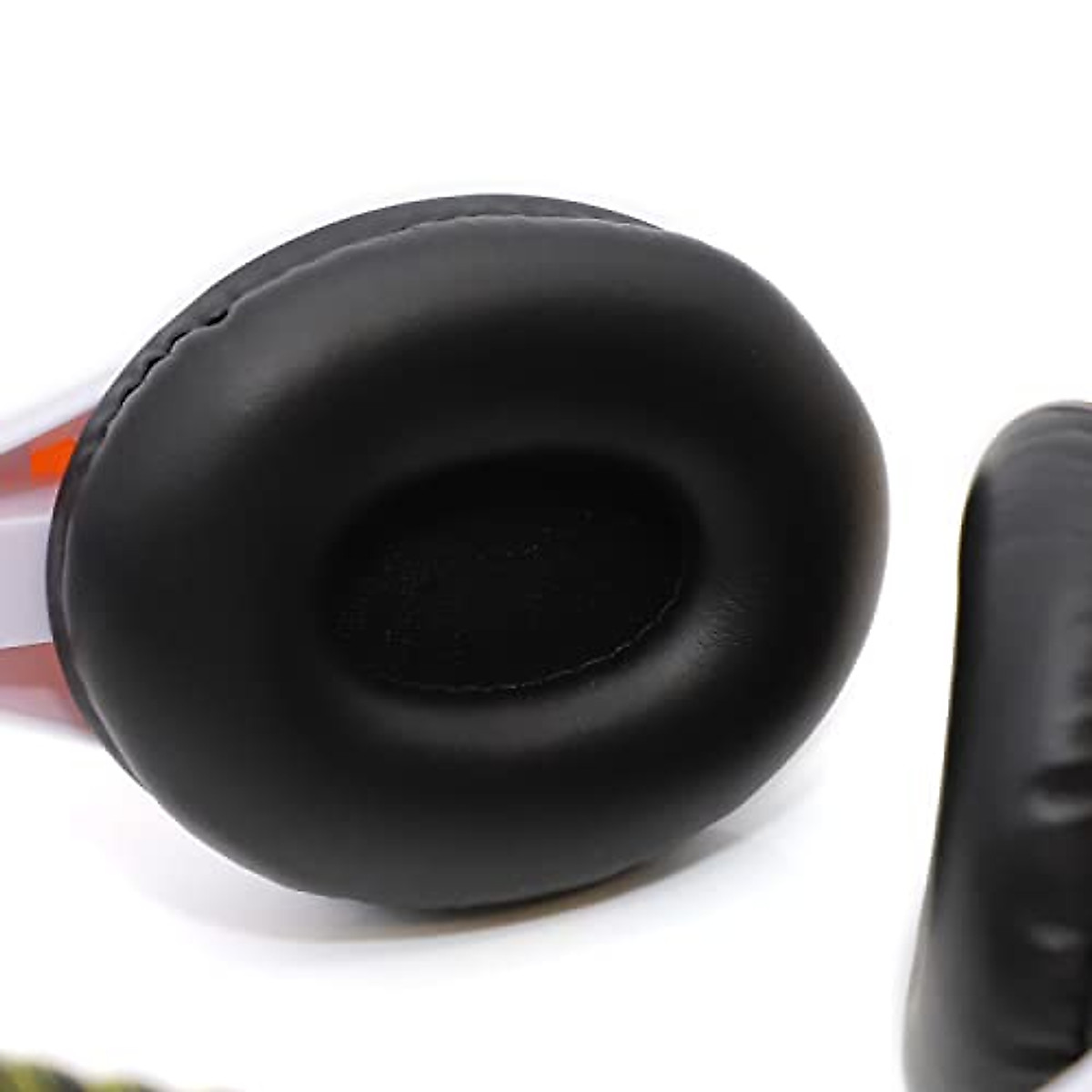 AVID AE-36 Orange On-Ear Stereo Headphones with Boom Microphone (10-Pack)