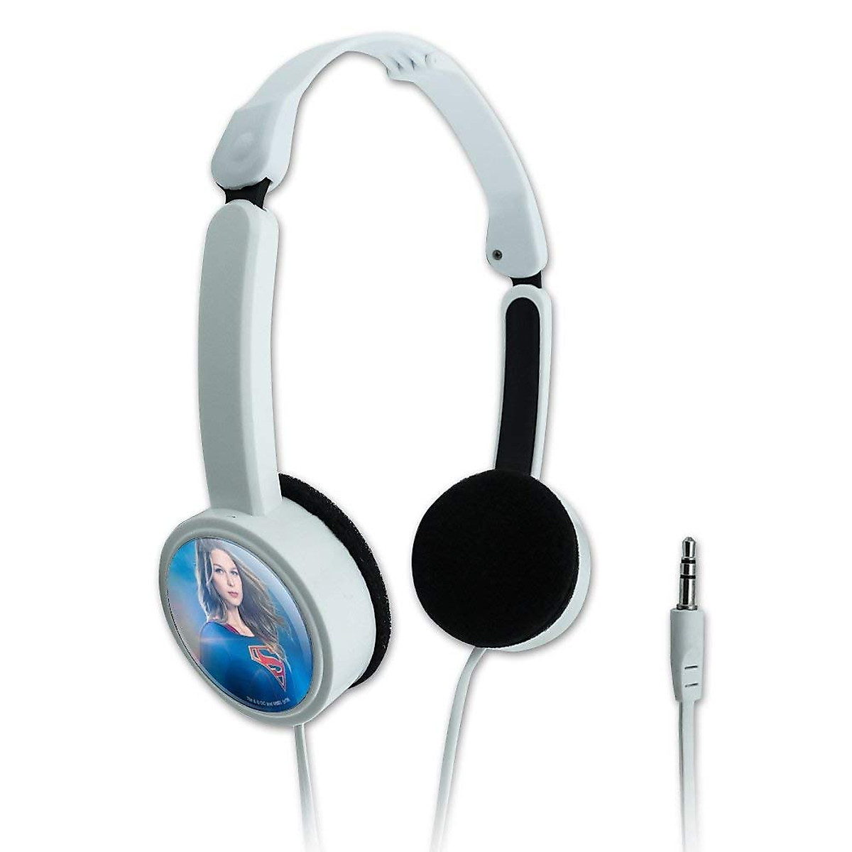 GRAPHICS & MORE Supergirl TV Series Supergirl Character Novelty Travel Portable On-Ear Foldable Headphones