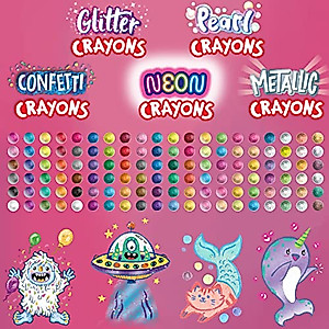 Crayola 120 Crayons in Specialty Colors, Coloring Set, Gift for Kids, Ages 4, 5, 6, 7 (52-3452)