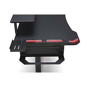 RESPAWN RSP-3010 Computer Ergonomic Height Adjustable Gaming Desk, 52.6 in, Red