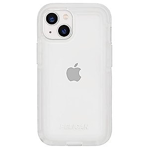 Pelican – Marine Active Series – Water-Resistant Case Cover for iPhone 13, Dust and Splash Proof Case Cover Designed to Fit Nicely in Pocket – 18ft Drop Protection – 6.1 Inches, Clear