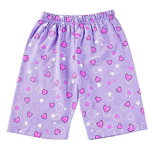 Little Girls Summer Pajamas Unicorn Short Sleeve 100% Cotton Sleepwear 2 Pieces Toddler Pjs Children Clothes Kids Jammies Sets Size 5t