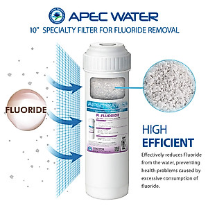 APEC Water Systems FI-Fluoride 2.5"x10" Fluoride Reduction Specialty Water Filter