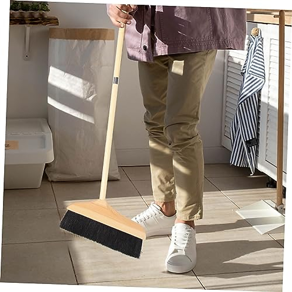 Outanaya Water Broom Floor Cleaning Broom House Broom Standing Broom Commercial Broom Brooms for Sweeping Indoor Kitchen Broom Camping Broom Cleaning Brush Rv Broom Home Bristle Hair