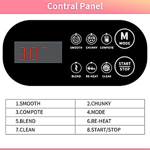 Potlimepan Soup Maker Machine 2L, 8 in 1 Multi-Funcation Soup and Smoothie Maker with Led Control Panel, Stainless Steel Hot Soup Maker Electric, Makes 3-6 Servings Smart Living for Home Use Red