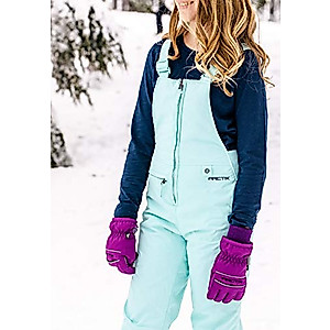 Arctix Kids Insulated Snow Bib Overalls, Island Azure, Small