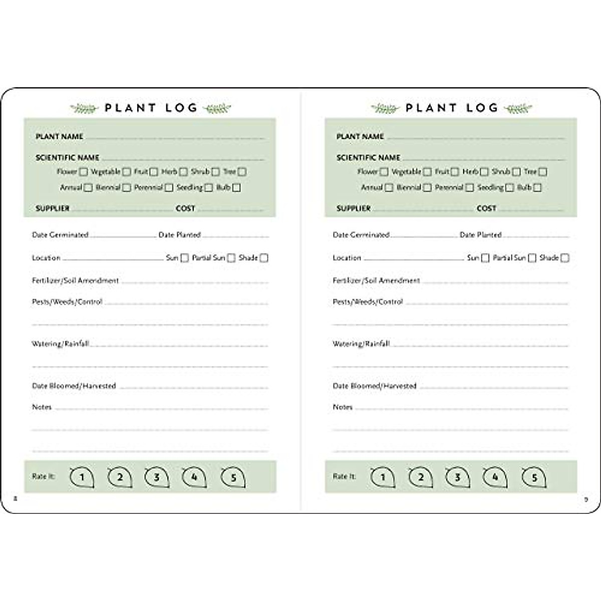 The Gardener's Logbook