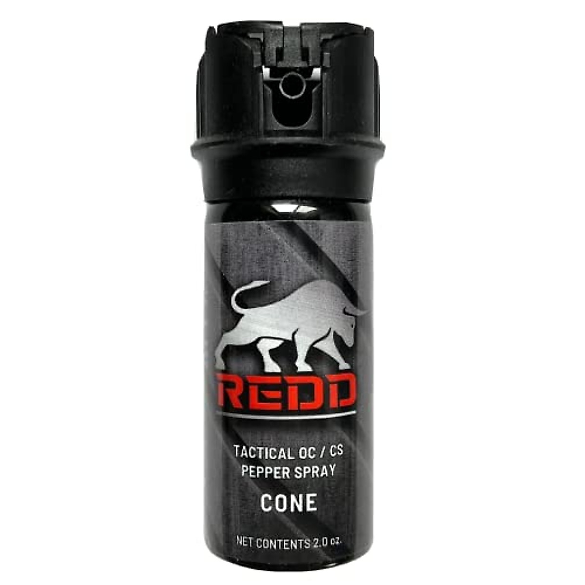 Redd Pepper Spray, Tactical OC/CS Pepper Spray and Nylon Holster - Flip Top Cone (2 Ounce)