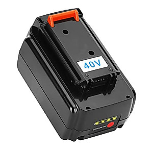 Lipop 3.0Ah Replacement Battery for Black and Decker 40V Lithium Battery Compatible with Black+Decker 36V/40V Max Cordless Power Tools LBX2040 LBXR36 LBXR2036 LST540 LCS1240 LBX1540 LST136W