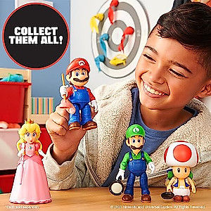 THE SUPER MARIO BROS. MOVIE - 5 Inch Action Figures Series 1 – Mario Figure with Plunger Accessory