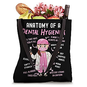 Dental Hygienist Anatomy Tote Bag