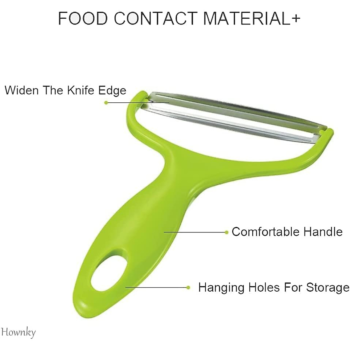 JQS Cooking Tools Wide Mouth Peeler Vegetables Fruit Stainless Steel Knife Cabbage Graters Salad Potato Slicer Kitchen Accessories