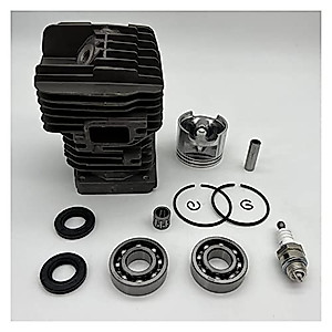 ZUMLED 46MM 47MM 49MM Cylinder Piston Crank Bearing Seal Kit Compatible with Stihl 029 031 039 MS290 MS310 MS390 Garden Chainsaw Spare Parts (Size : MS290 46MM)