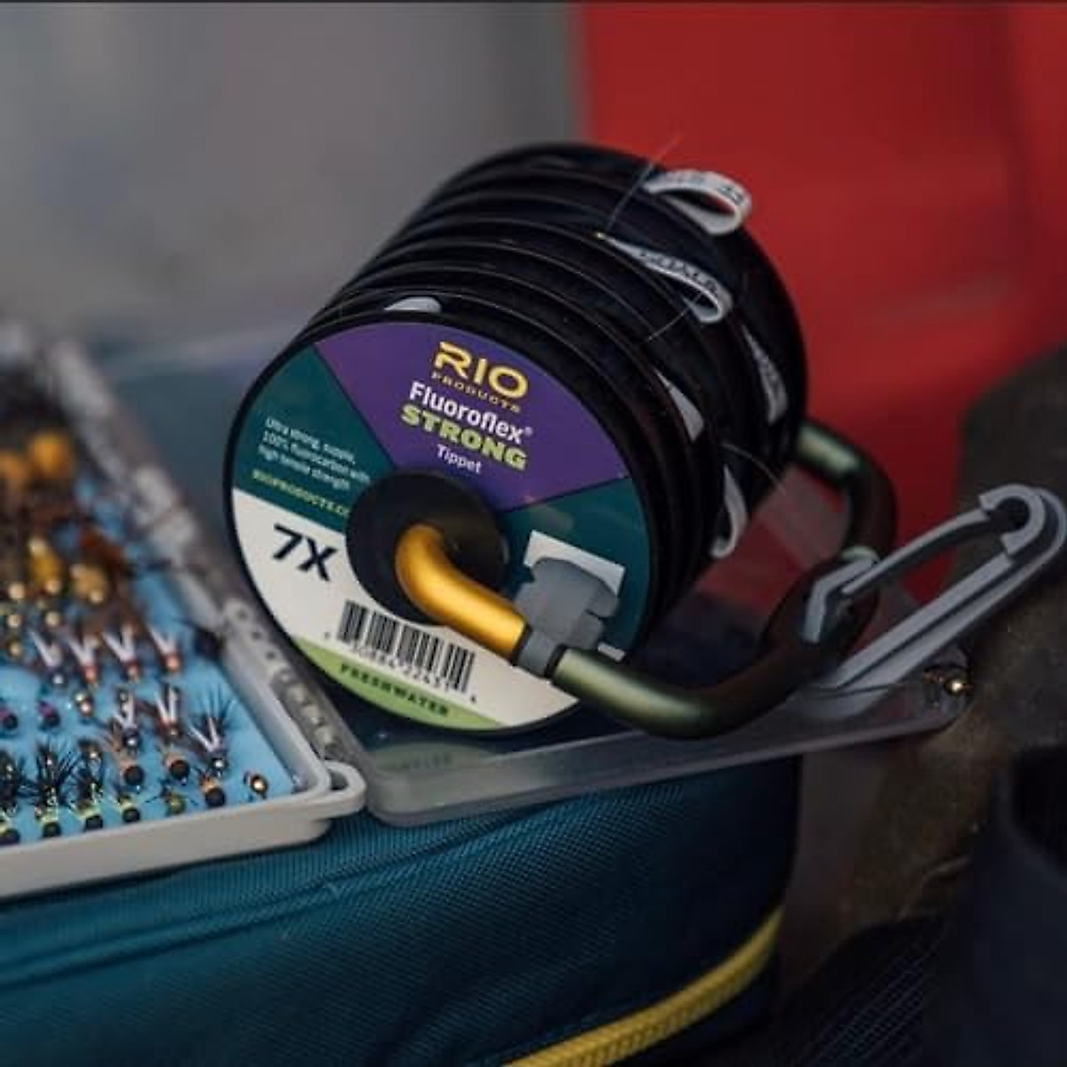 RIO Products Fly Fishing Tippet, Fluoroflex Strong Leader, 100% Fluorocarbon, 30YD Spool, 5.2lb (2.4kg) Test, 006in (.152mm) Diameter