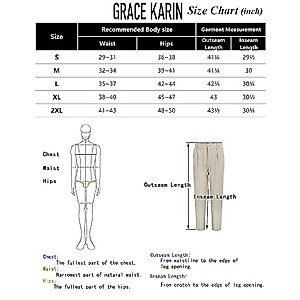 GRACE KARIN Men's Dress Pants Slim Fit Flat Front Business Pants with Pockets Black