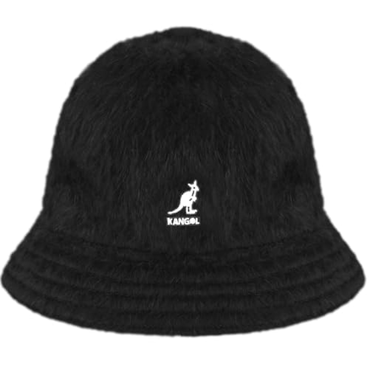 Kangol Furgora Hat, Casual Fuzzy Bucket Hat, Stylish Bucket Hat, Large, Black