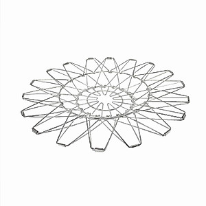 Decorative Flexible Wire Folding Fruit Basket by Trademark Innovations
