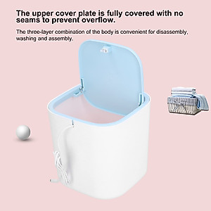 High Capacity Washing Machine, Portable Underwear Laundry Washer,socks,Baby Clothes,Towel USB Power Rotating Washer for Apartment,RV,Travel,Camping
