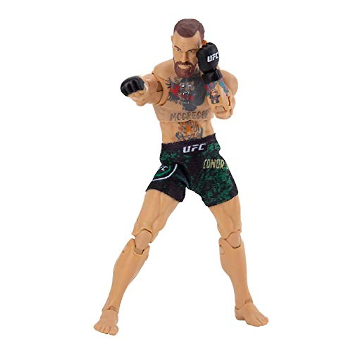 UFC Ultimate Series Limited Edition Conor McGregor, 6 Inch Collector Action Figure - Includes Alternate Head and Gloved Hands, Fight Shorts, Belt and Irish Flag Accessory