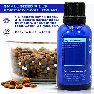 HealthyAnimals4Ever Bad Breath for Dogs Pellets - Dissolvable - No Brushing - for Clean Teeth, Plaque & Tartar Control - All-Natural, Non-GMO, Organic - Preservative & Chemical Free - 300 ct