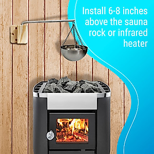 ARDILA VEELA Sauna Cup Holder, Sauna Aromatherapy Diffuser, Sauna Accessories, Infrared Sauna Diffuser