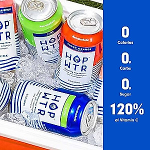 HOP WTR - Sparkling Hop Water - Variety Pack (12 Pack) - NA Beer, No Calories or Sugar, Low Carb, With Adaptogens and Nootropics for Added Benefits (12 oz Cans)