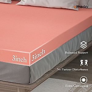 Elfreda 3 Inch Hospital Mattress Topper Pressure-Relieving Bed Topper, Mattress Pad Hospital in a Box 72 * 33 * 3 Inches