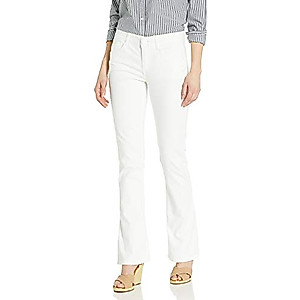 Democracy womens Absolution Itty Bitty Boot Jeans, Optic White, 6 US