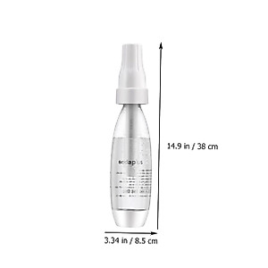 NOLITOY 2 Pcs Sparkling Water Machine Water Maker Carbonating Bottles Carbonated Drink Maker Soda Water Making Tool Water Carbonator White Food Grade Bpa Manual Carbonated Water