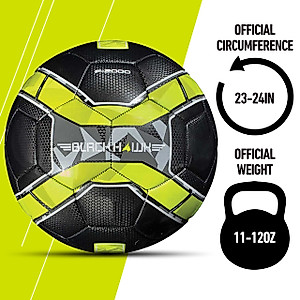 Franklin Sports Blackhawk Soccer Ball, Size 4