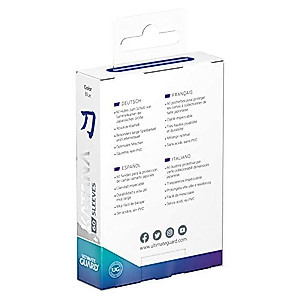 Ultimate Guard Matte Blue Katana Sleeves Japanese Size 60ct Standard Size 100 ct Card Sleeves Individual Pack