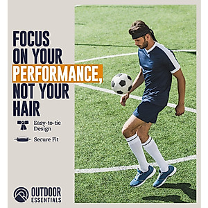 Tie Headband for Women & Men - Ninja Headbands, Head Tie for Running, Basketball, Football & Athletics,Cooling Headband