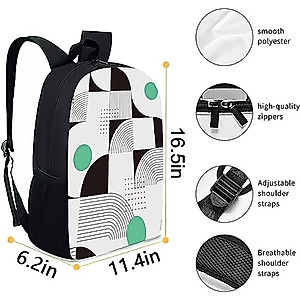17-inch Backpack Large Capacity Casual Daypacks Fashion 3d Computer Bag for Teens