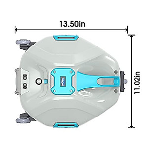 AQUAFYSH Automatic Pool Cleaner for Above & Inground Pool, Cordless Robotic Pool Cleaners, Max. 90 Mins Runtime, Smart Navigation System