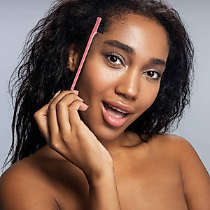 8 Pieces Hair Styling Comb Set Teasing Rat Tail Brush for Edge&Back Brushing, Combing, Slicking Hair for Women Edge Brush Double Sided Edge Comb for All Hair Styles(edge control brush-8pcs)