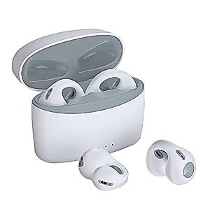 Ear Clip Bone Conduction Headphones Clip On Open Ear Earbuds Headset Bone Conduction Earbuds Head Set Cycling Bluetooth Bone Conducting Headphones Induction Earphones