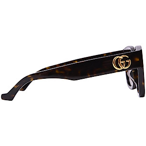 Gucci GG1550SK 002 Havana/Brown Square Woman's Sunglasses