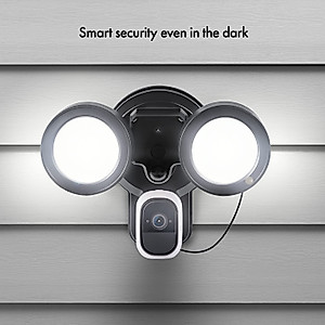 Wasserstein 3-in-1 Wired Floodlight, Charger and Mount Compatible with Arlo Pro & Arlo Pro 2 Only - 2000 Lumens Powerful Floodlight (Black) (Arlo Pro/Pro 2 NOT Included)