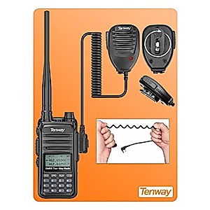 GMRS Radio Handheld GM-55 2pcs 5W Long Range Two Way Radio GMRS Repeater Capable, with NOAA Scanning & Receiving, Display SYNC, for Off Road Overlanding