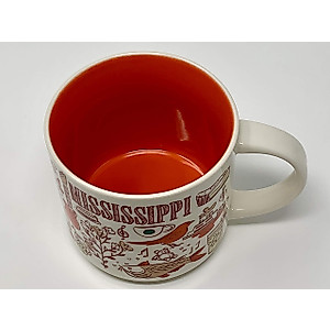 Starbucks MISSISSIPPI BEEN THERE SERIES ACROSS THE GLOBE COLLECTION Ceramic Coffee Mug
