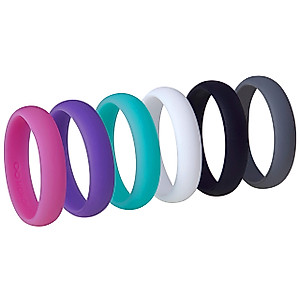 Honor Eternity Ring Womens Silicone Wedding Ring Band Engagement Comfort Fit (4.5)