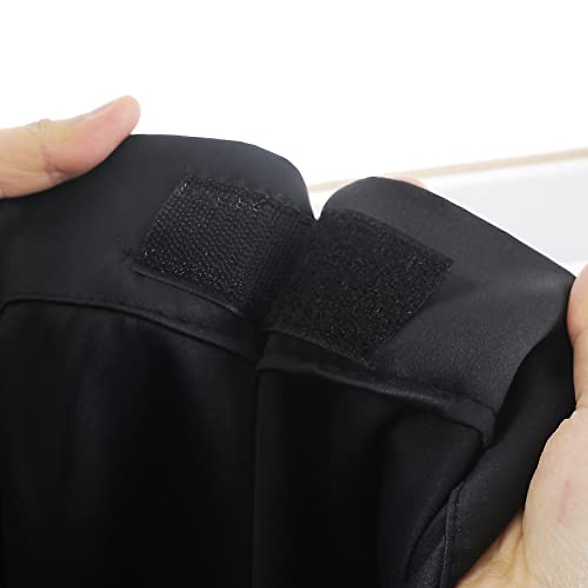 DREAM ART Anywhere Portable Blackout Curtain/Adjustable Blackout Shades/Temporary Blackout Blinds with Suction Cups for Nursery,Children Kids Bedroom or Travel Use,Black,1 pc W51xL71Inch(130X180cm)