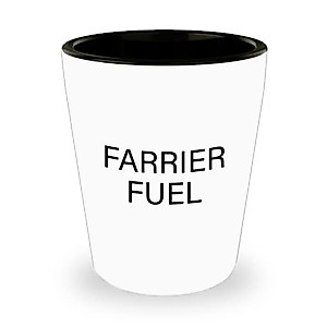 Farrier Gift Farrier Shot Glass Ceramic Shot Glass Funny Farrier Present Farrier Fuel