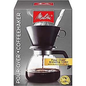 Melitta 640616 Coffee Maker, 52 oz, Glass Carafe