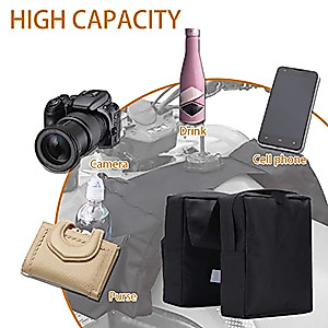 ATV Tank Top Bag, Motorcycle Saddlebags, Storage Saddle Bag for Snowmobile, UTV Waterproof Cargo Pocket, Universal Durable Front Accessories, Storage Pack with Water or Drink Pocket