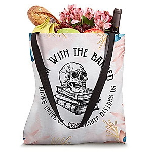 Dark Romance Book Lover Smut Reader I'm With Banned Books Tote Bag